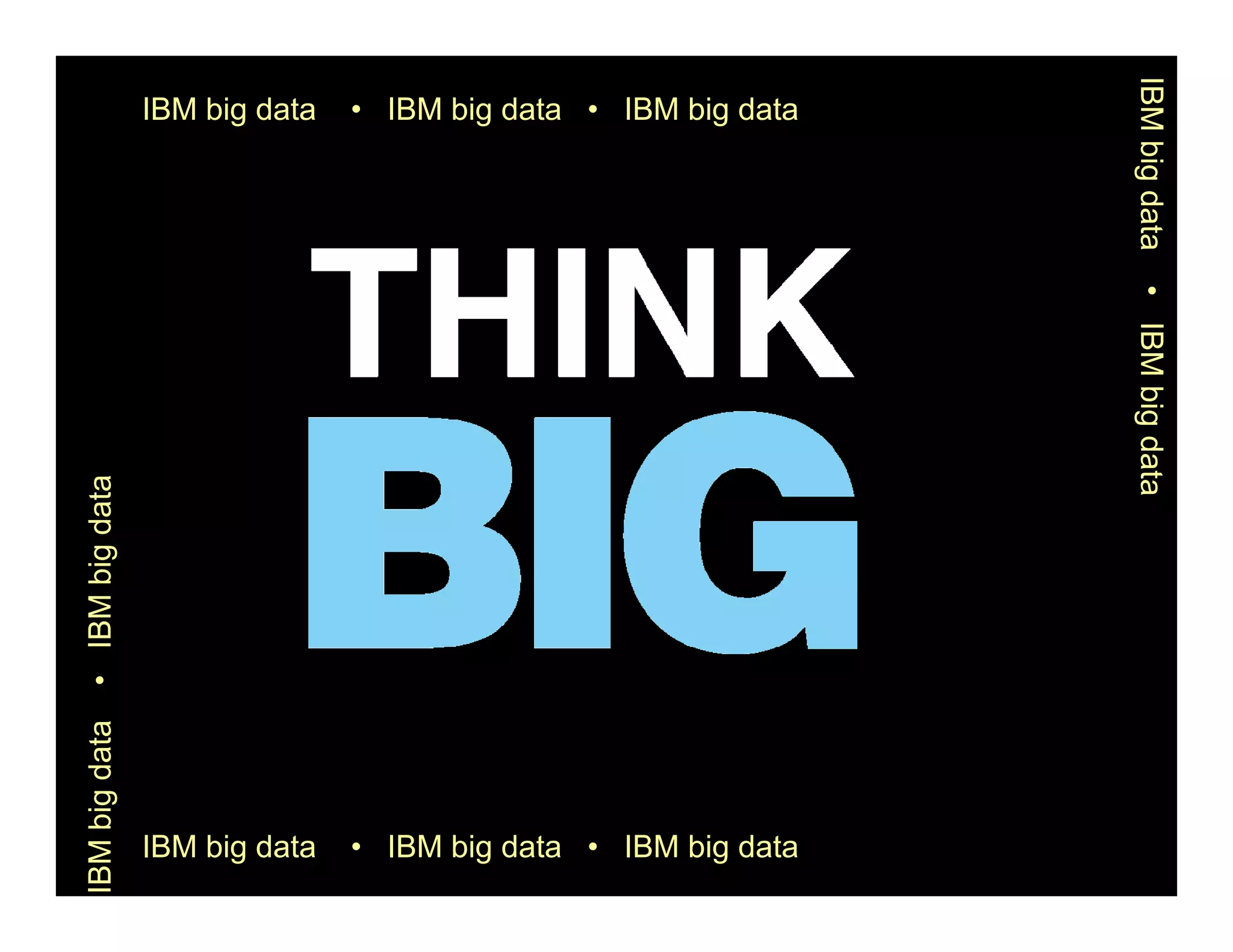 Big Data: Introducing BigInsights, IBM's Hadoop- and Spark-based ...