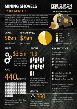 Big Iron Consulting Hydraulic Mining Shovel Infographic | PDF