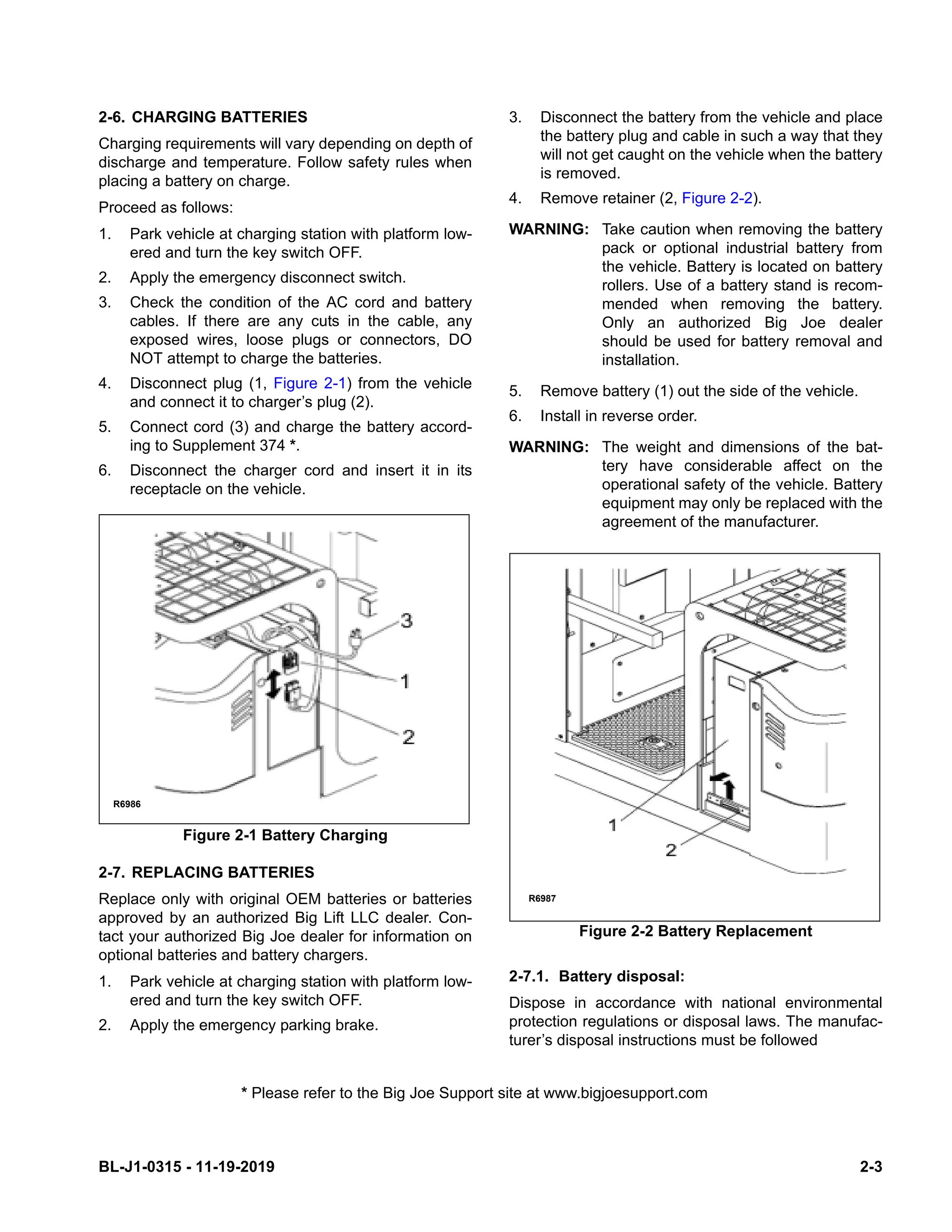 BigJoe J1-86,J1-126,J1-162 Operator/Parts Manual | PDF
