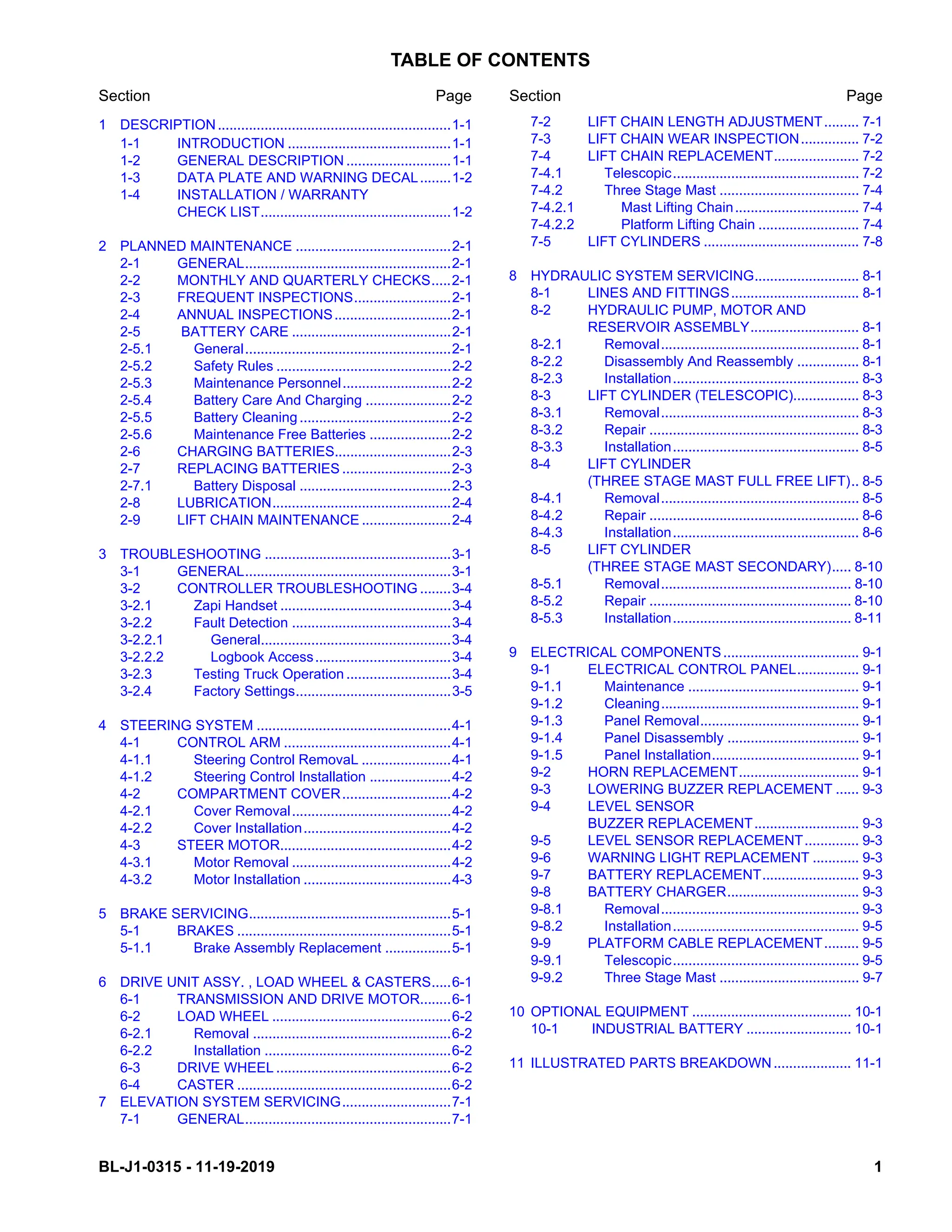 BigJoe J1-86,J1-126,J1-162 Operator/Parts Manual | PDF