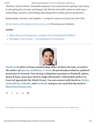 Biglaw business development | PDF | Legal Services Industry | Industries