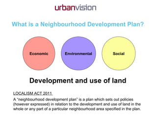 Working with Planning – neighbourhoods, plans and community rights ...