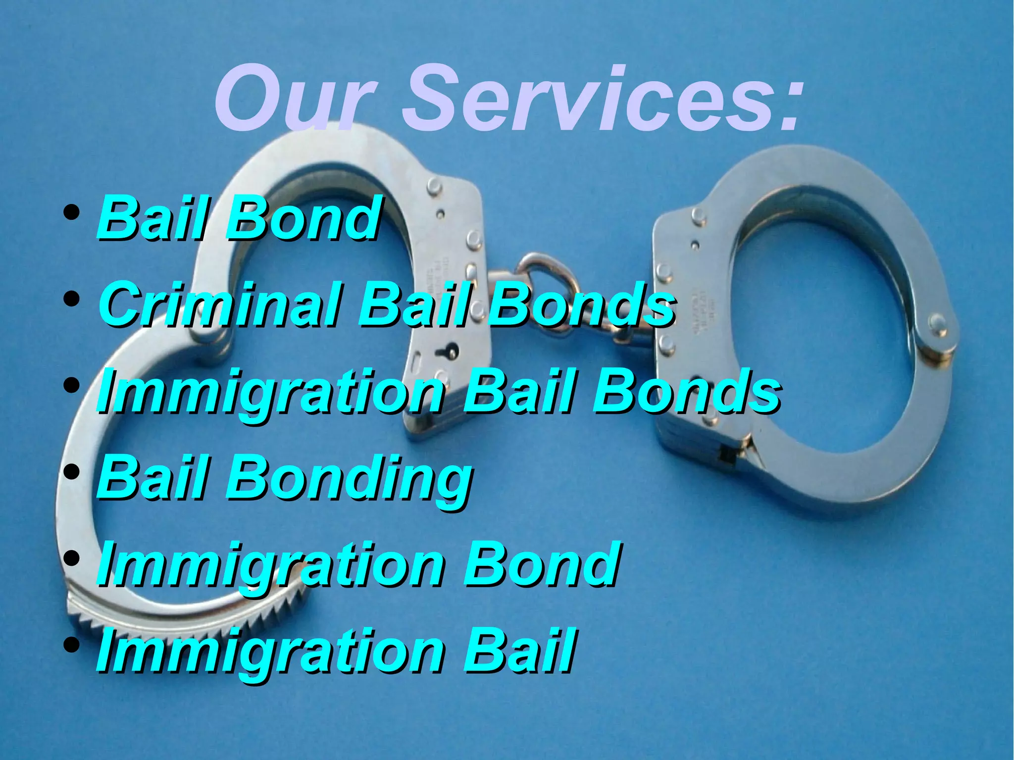 Immigration Bail Bonds | PPT