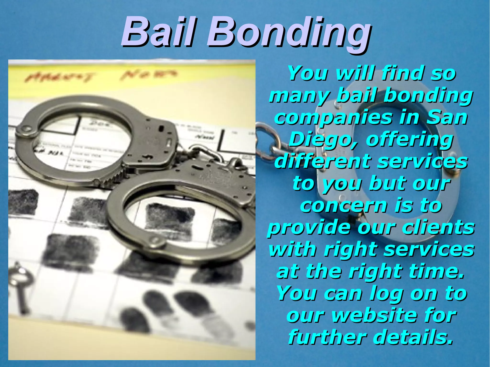 Immigration Bail Bonds | PPT