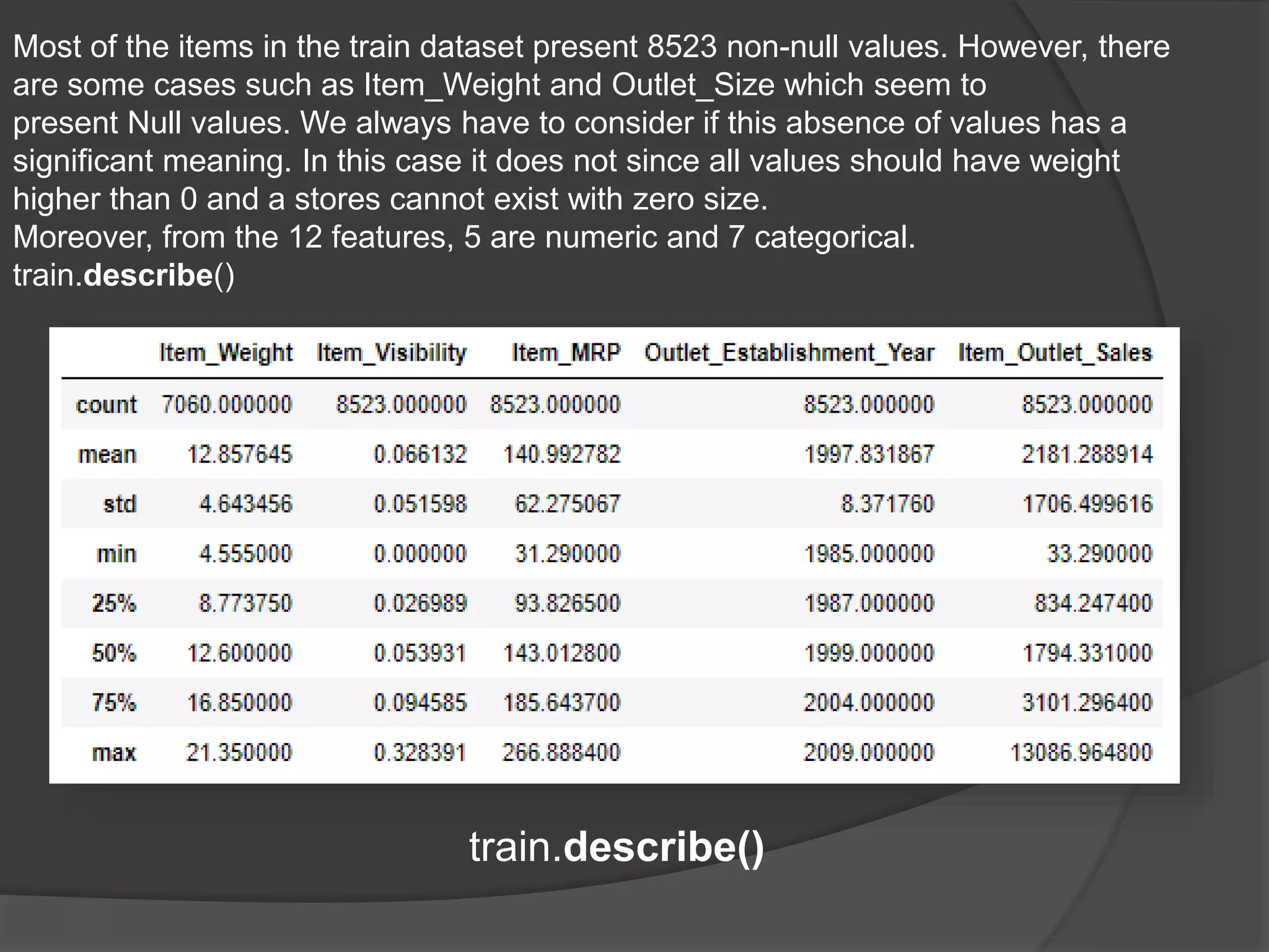 BIG MART SALES PRIDICTION PROJECT.pptx