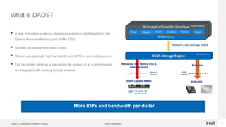 Impact of Intel Optane Technology on HPC | PPTX