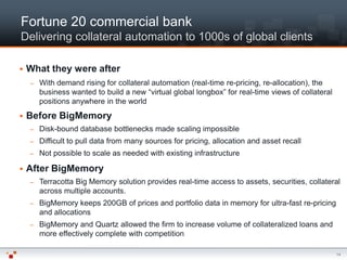 The BigMemory Revolution in Financial Services | PPTX