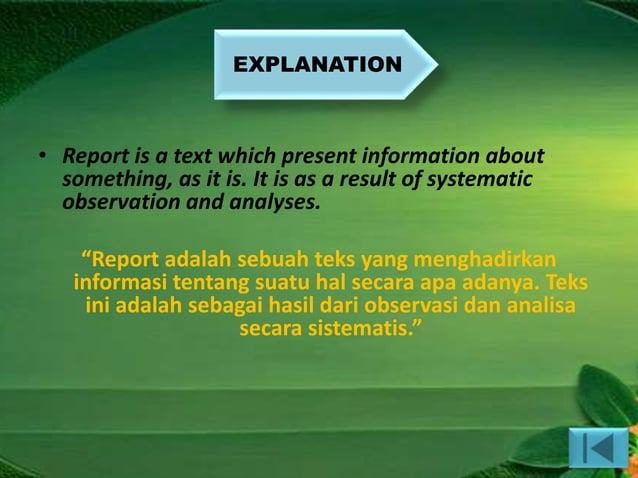Report Text Kelas 11 SMA | PPTX