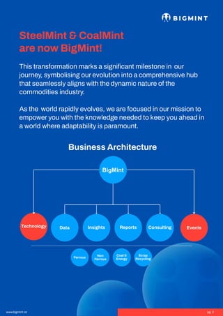 BigMint is a trusted platform for price reporting, market intelligence ...