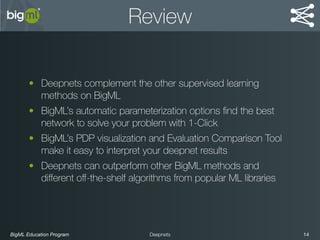 BigML Education - Deepnets | PDF