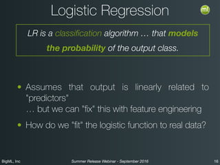 BigML Summer 2016 Release | PPT