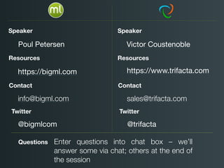 BigML Machine Learning meets Trifacta Data Wrangling | PPT