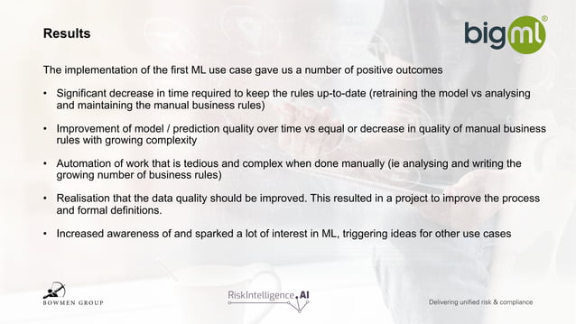 ML in GRC: Supporting Human Decision Making for Regulatory Adherence ...