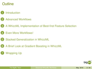 Advanced WhizzML Workflows | PDF