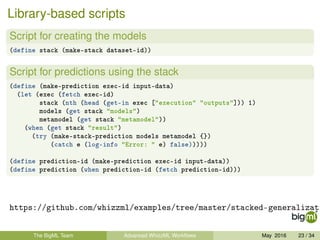 Advanced WhizzML Workflows | PDF