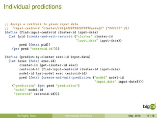 Intermediate WhizzML Workflows | PDF