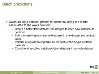 Intermediate WhizzML Workflows | PDF