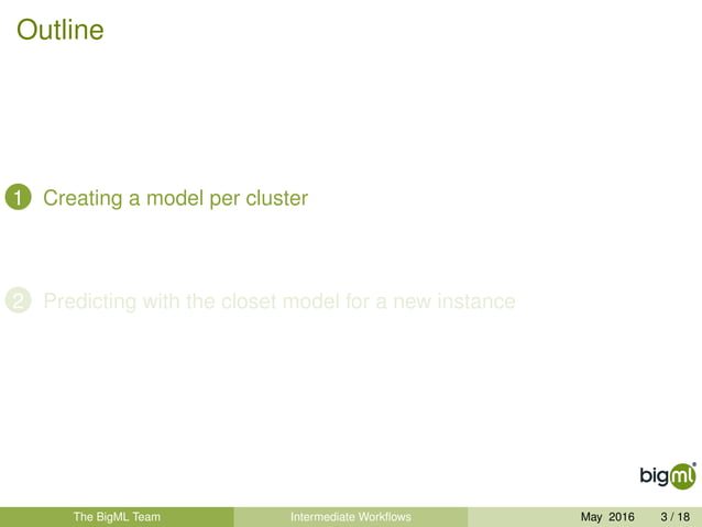 Intermediate WhizzML Workflows | PPT