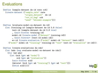Intermediate WhizzML Workflows | PDF