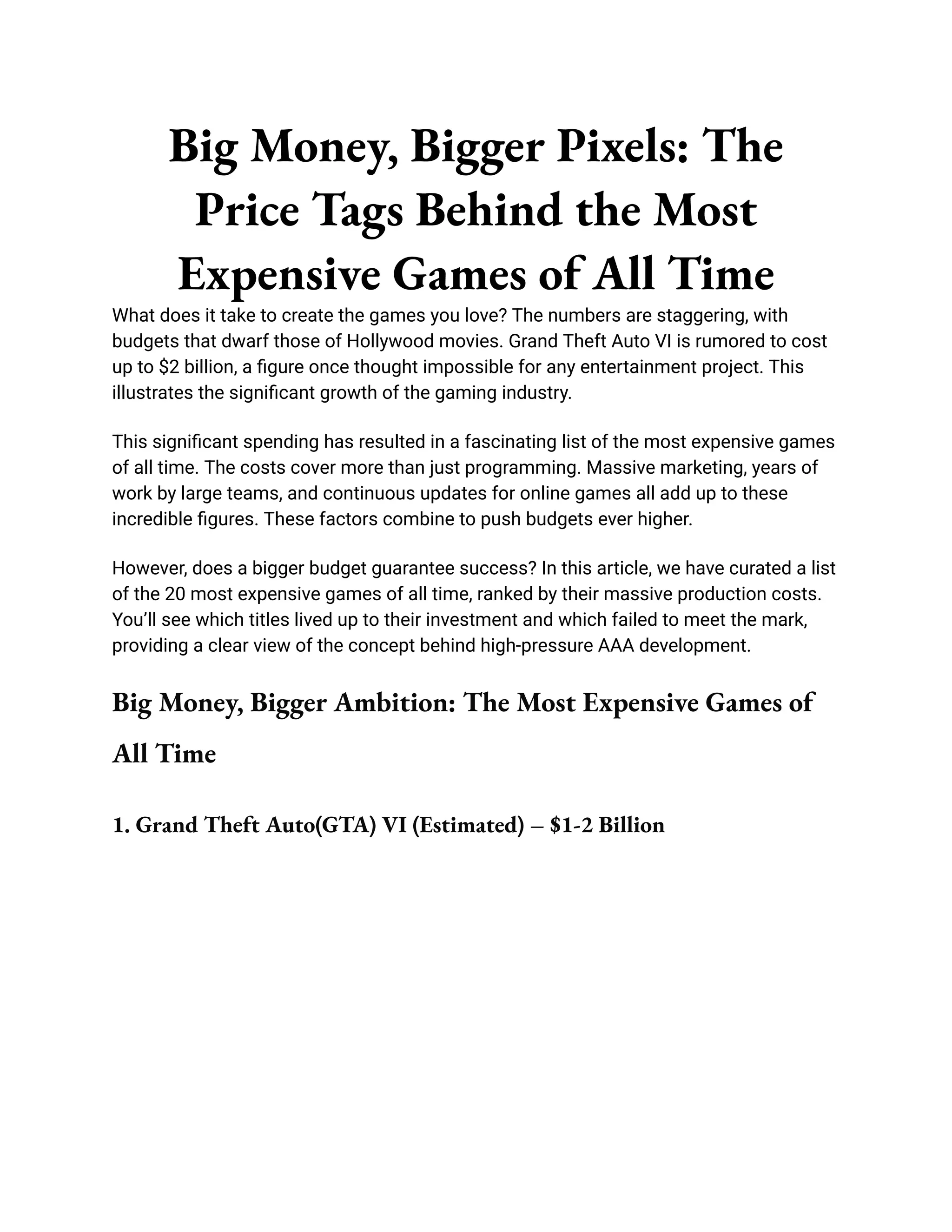 Big Money, Bigger Pixels_ The Price Tags Behind the Most Expensive ...