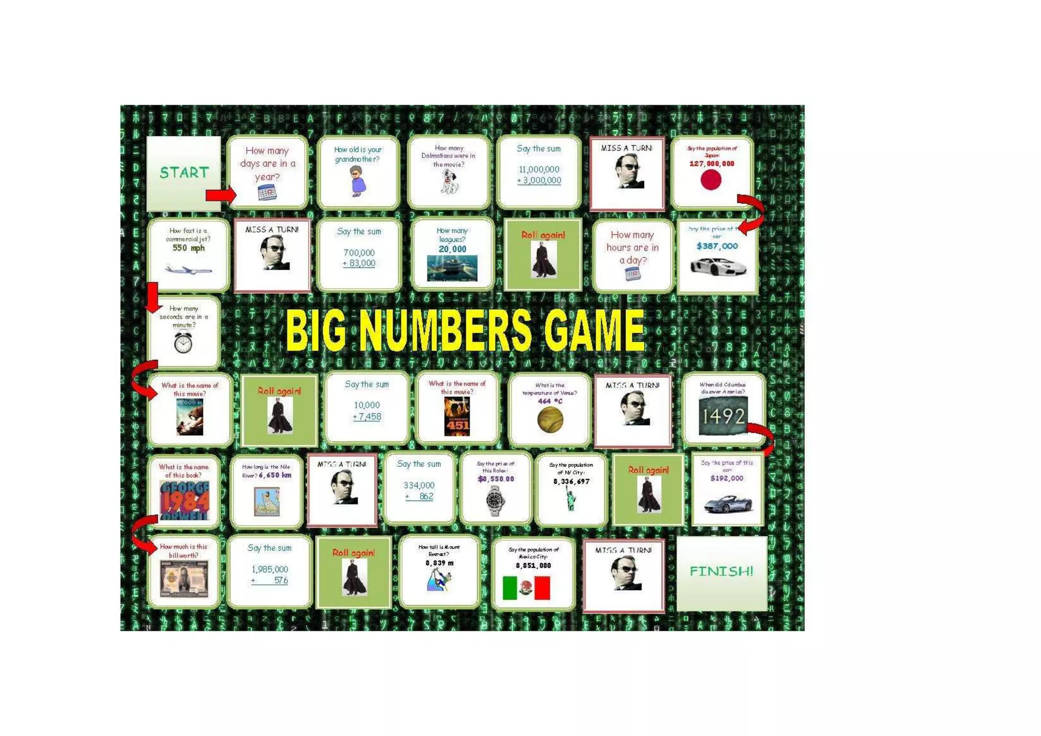 Big numbers game | PPT