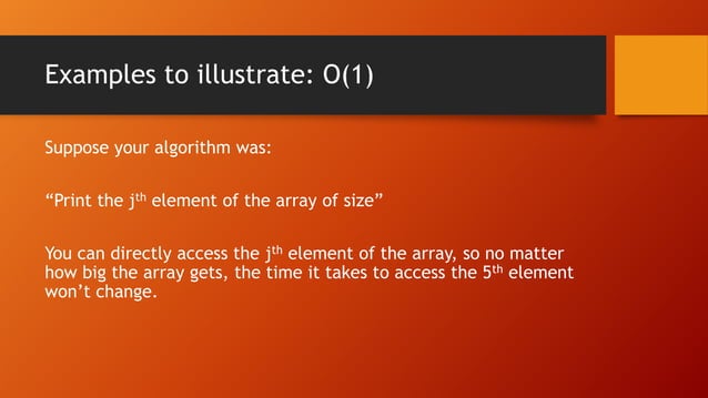 Big o notation | PPT