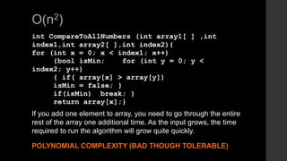 Big O Notation | PPTX