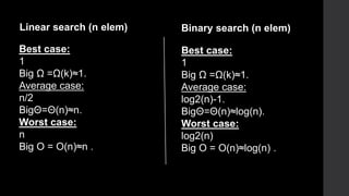 Big O Notation | PPTX