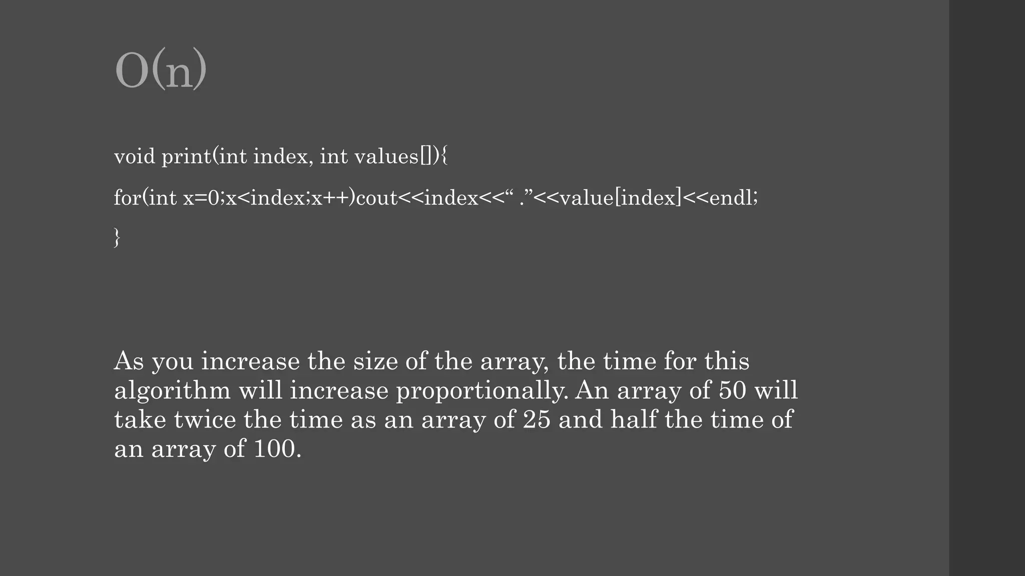 Big o notation | PPTX