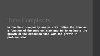 Big o notation | PPTX