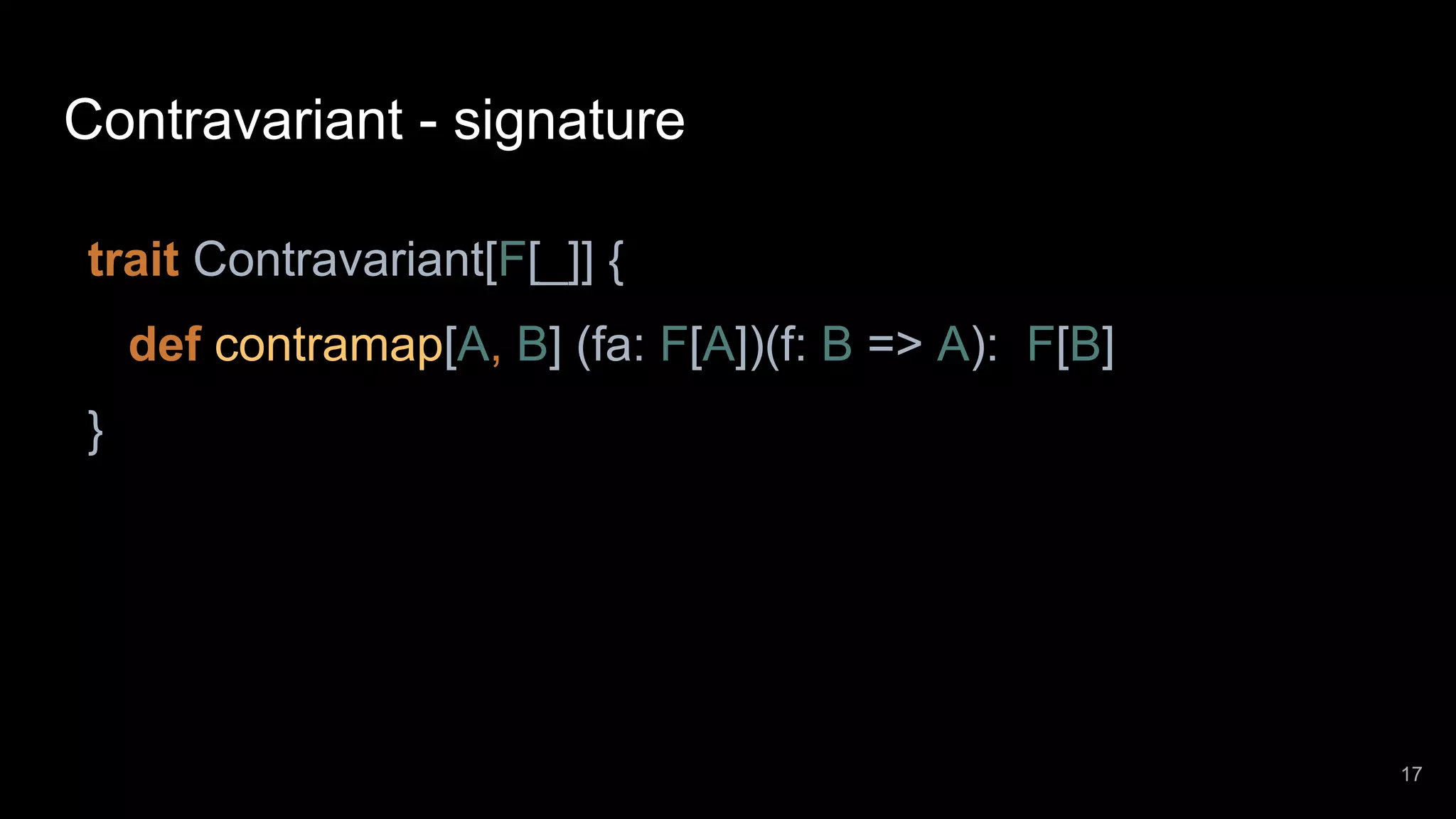 Big picture of category theory in scala with deep dive into contravariant and profunctors | PDF