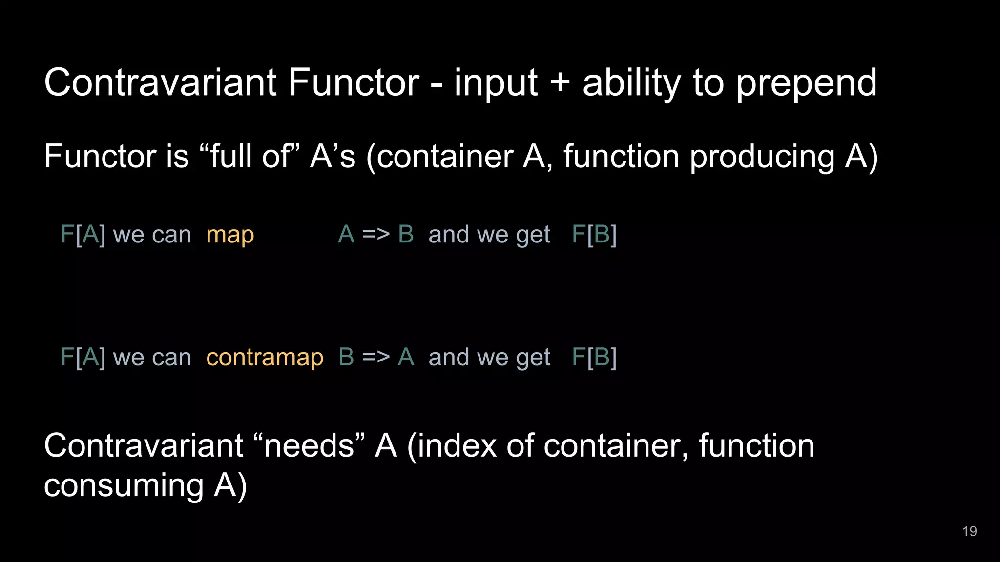 Big picture of category theory in scala with deep dive into contravariant and profunctors | PDF