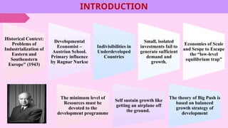 Big Push Theory - Rosenstein Rodan- Theory | PPTX