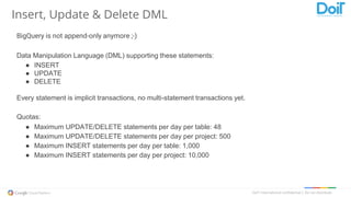 Google BigQuery 101 & What’s New | PPTX