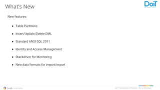 Google BigQuery 101 & What’s New | PPTX