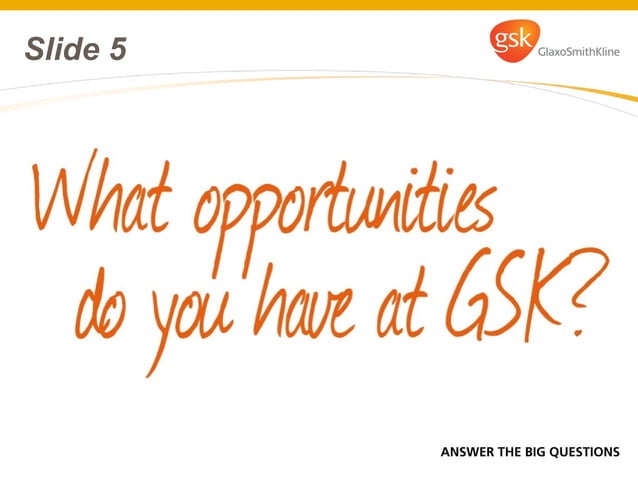 GSK- Management Trainee Program | PPT