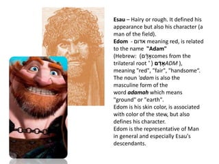 Big Red: Blessed In spite of Himself - Genesis 36 | PPTX