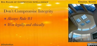 Big Rules of Competitive Intelligence (CI) | PDF