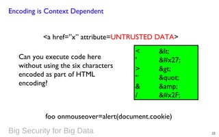 Big security for big data | PPT