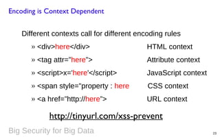 Big security for big data | PPT