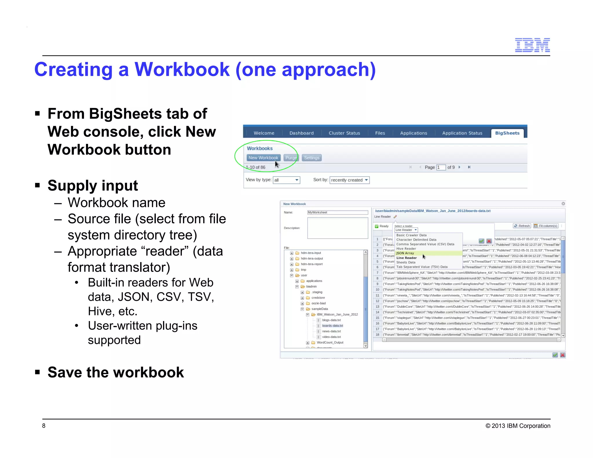 Big Data: Technical Introduction to BigSheets for InfoSphere BigInsights | PDF