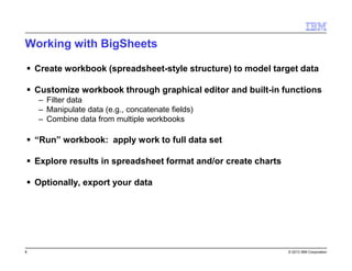 Big Data: Technical Introduction to BigSheets for InfoSphere BigInsights | PDF