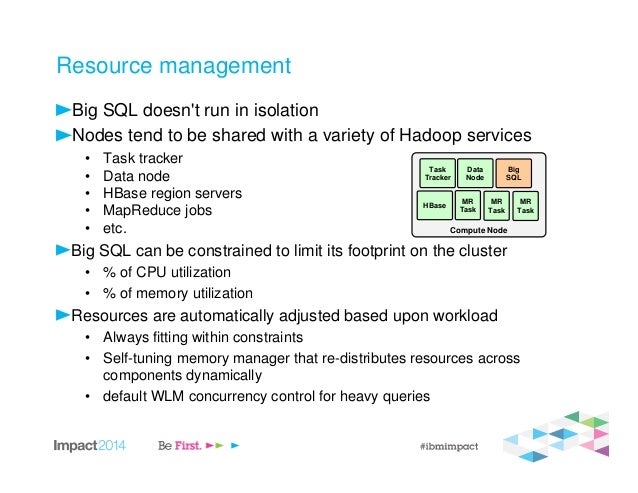 Big SQL 3.0: Datawarehouse-grade Performance on Hadoop - At last!