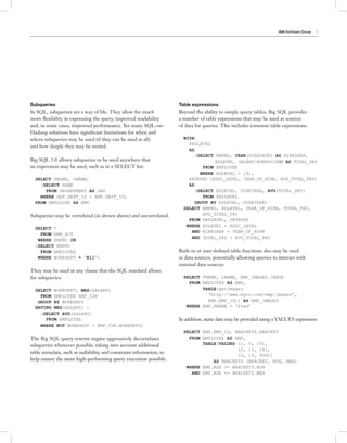 SQL-on-Hadoop without compromise: Big SQL 3.0 | PDF