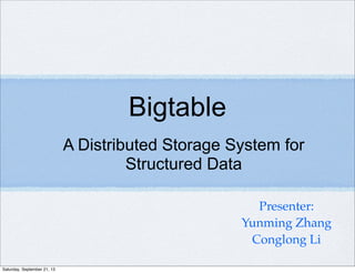 Big table presentation-final | PPT