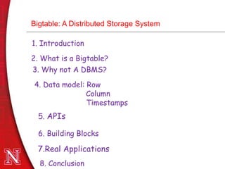 Bigtable a distributed storage system | PPT