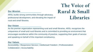 Big Talk From Small Libraries 2023: ARSL Welcome | PPT | Free Download