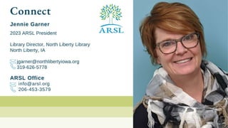 Big Talk From Small Libraries 2023: ARSL Welcome | PPT