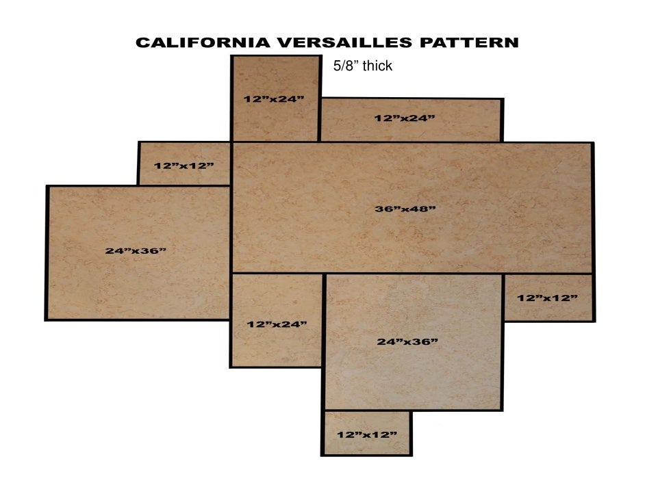 Versailles Pattern Travertine