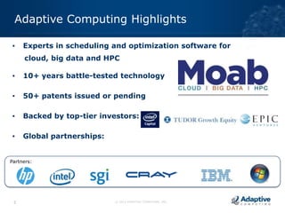 Big Workflow Launch from Adaptive Computing | PPTX
